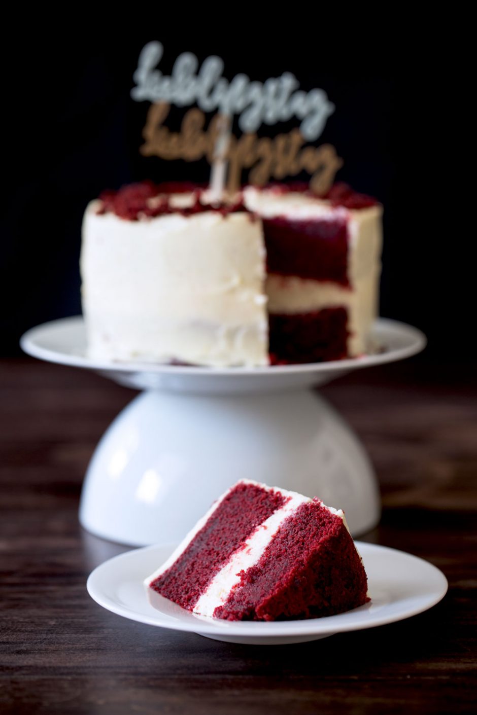 Red Velvet Cake with Cream Cheese Frosting - Bowsessed™